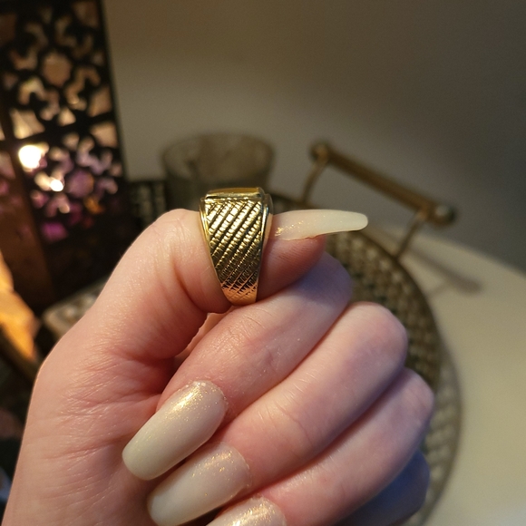 Uncas | Jewelry | Vintage Uncas 4k Gold Filled Tigers Eye Ring | Poshmark